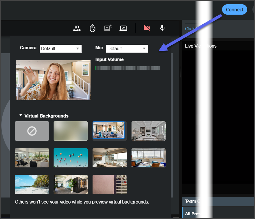 Webcast Elite | Elite Studio - Virtual Backgrounds