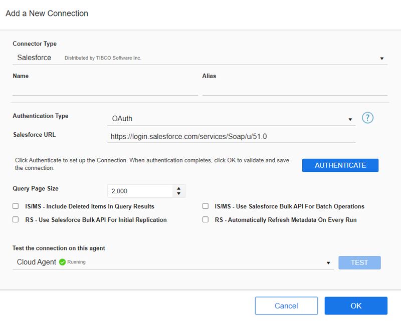 Connect | Tibco Scribe Connector Guide